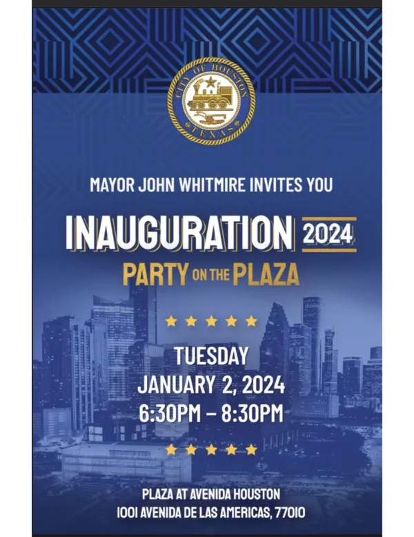 City of Houston Inauguration 2024 | HOPE AFSCME Local 123